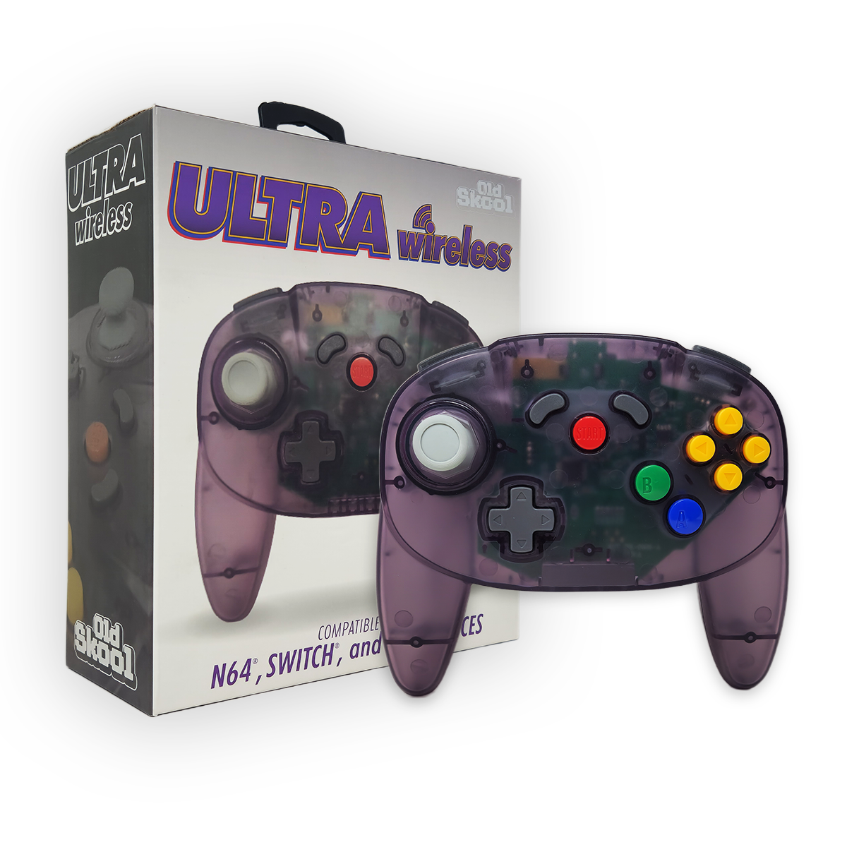 N64 ULTRA Wireless Controller |(Atomic Purple) (NEW) (Nintendo 64 ...